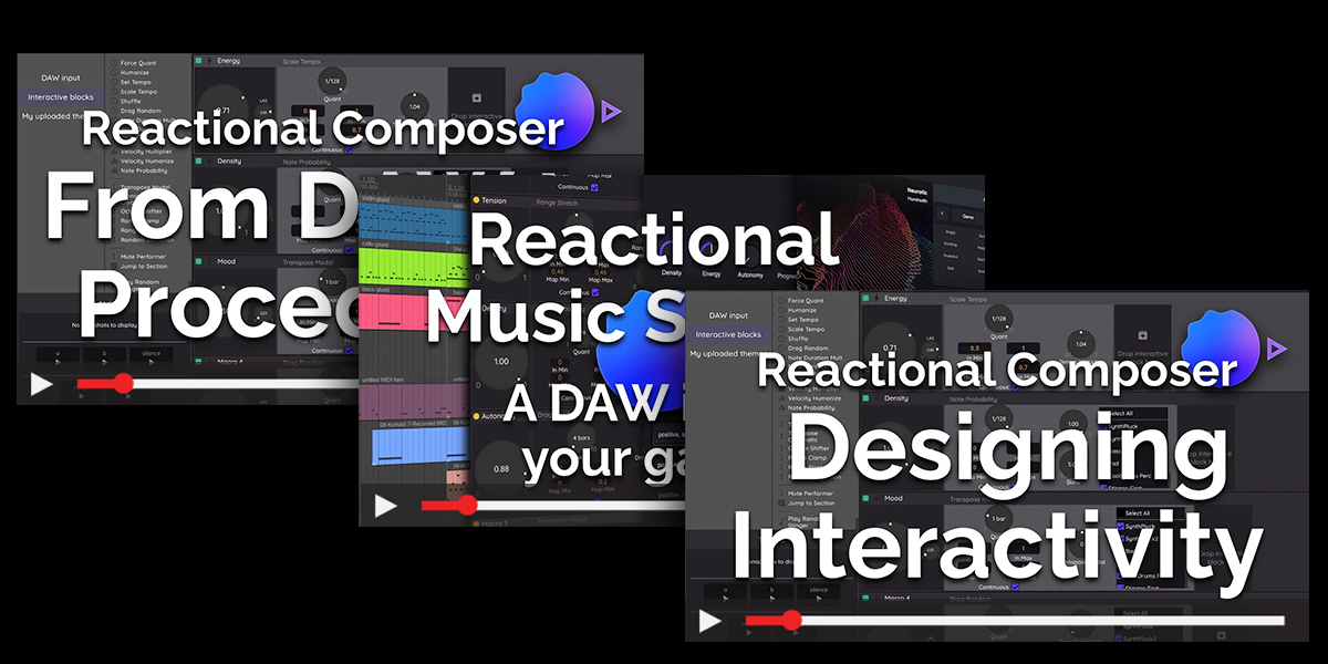 Composing for procedural systems and designing music interactivity - Reactional